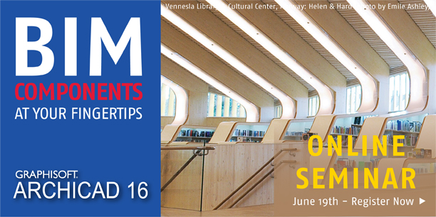 Seminario gratuito sobre Archicad 16 y Bimcomponents - Garquitectos